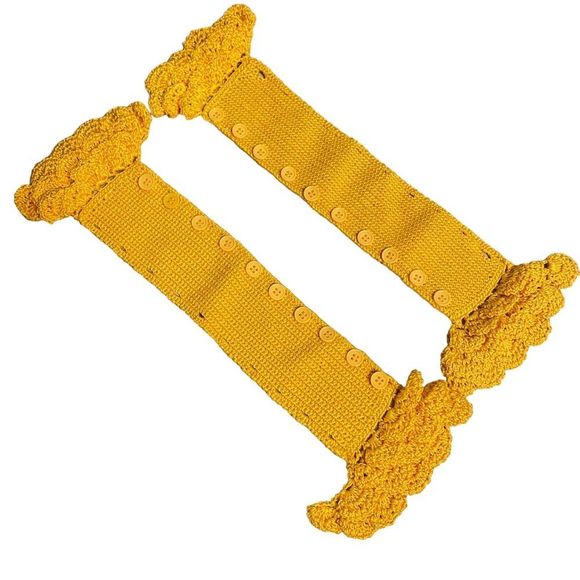 Handmade | Bags | Yelloworange Crochet Handbag Handle Covers | Poshmark